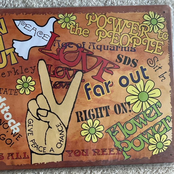 Accents | New Hippie Metal Peace Sign | Poshmark